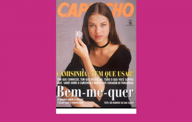 Capa da revista "Capricho" em 1993